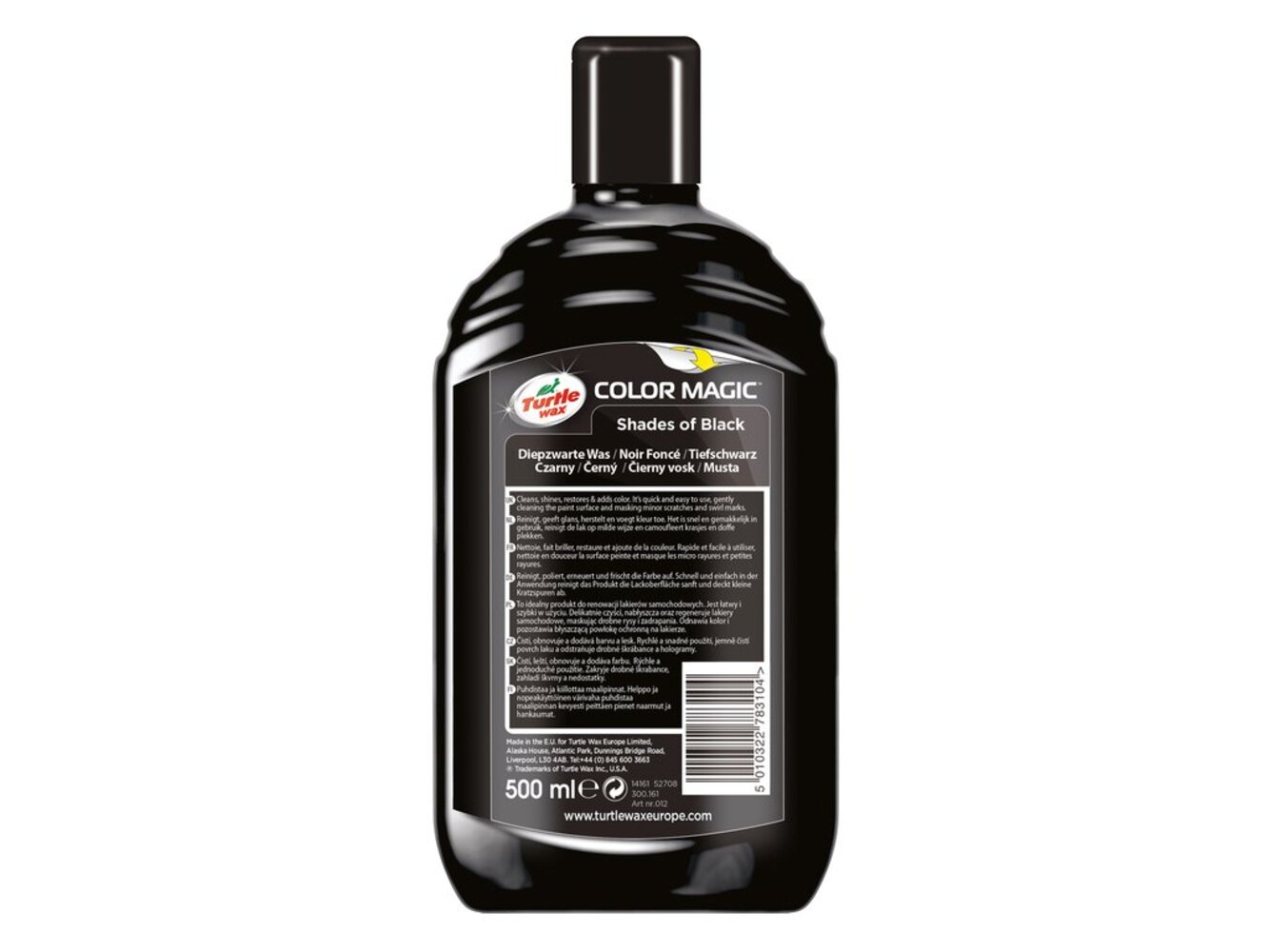 Turtle Wax Color Magic Plus Zwart - Poetsproducten.nl